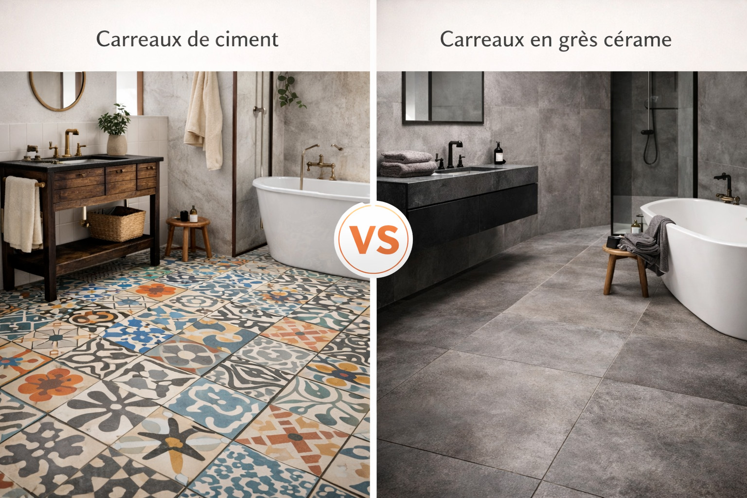 Carreaux de ciment ou grès cérame : que choisir ? | Deco Mosaic
